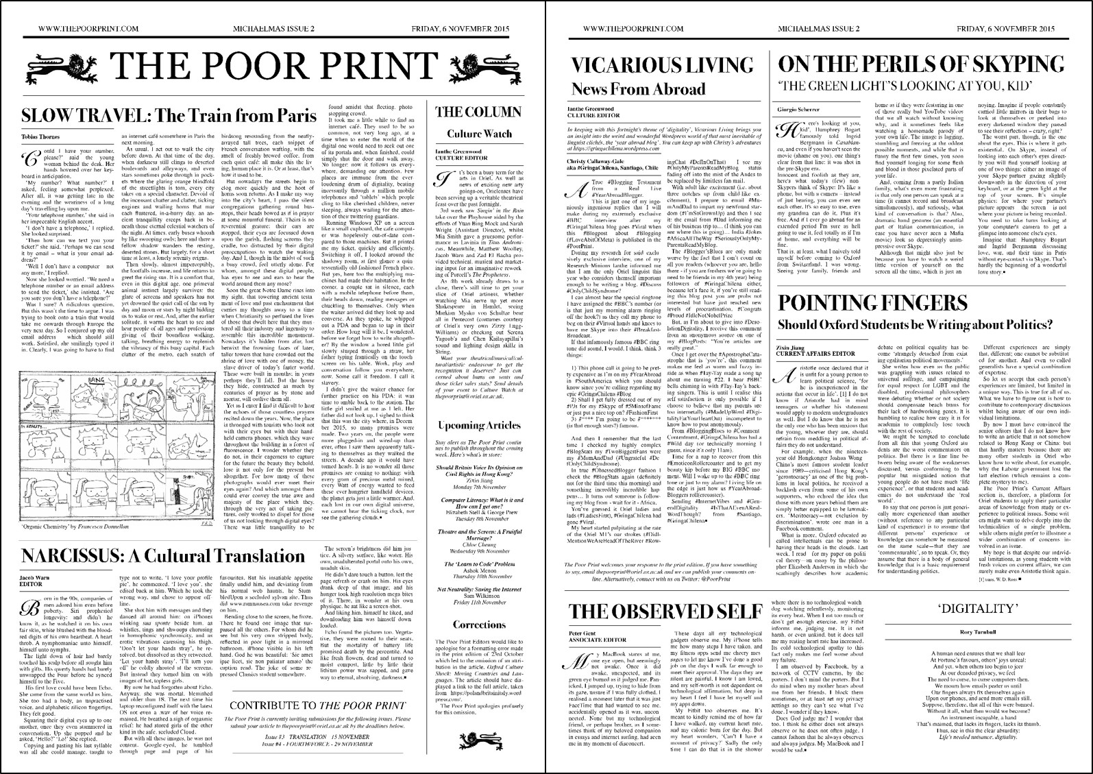 Issue #2 – Digitality – The Poor Print