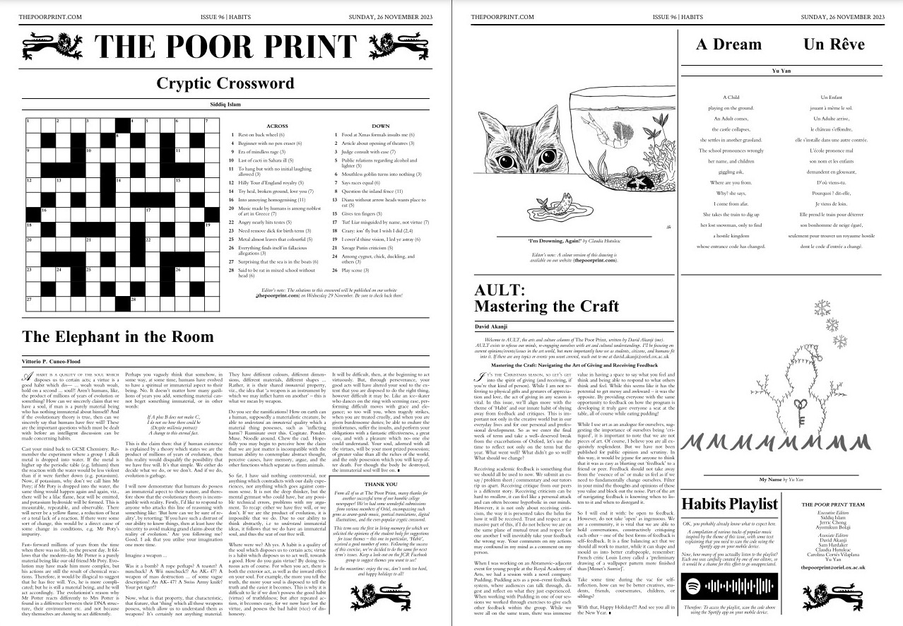 Issue #96 – Habits – The Poor Print